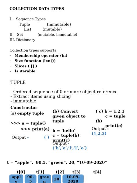 Collection Data Types Pdf Computer Programming Software Engineering