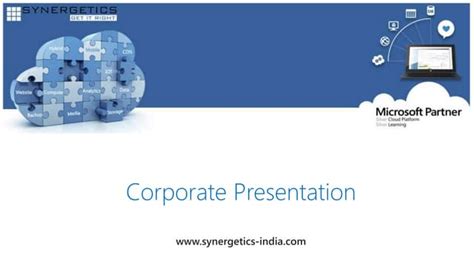 Synergetics Azure And Learning Services Presentation Ppt