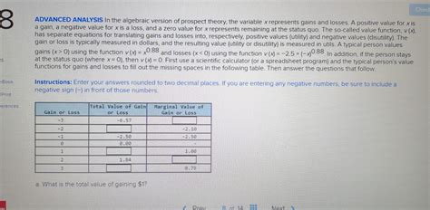 Solved Advanced Analysis In The Algebraic Version Of