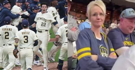 A Brewers Fan Was Caught On Camera Targeting A Dodgers Supporter With