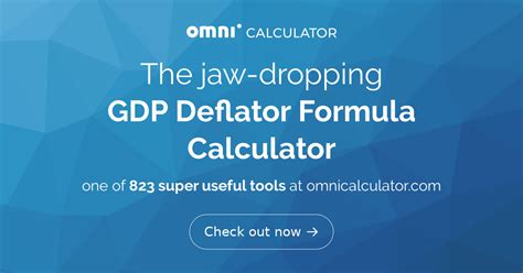 GDP Deflator Formula Calculator Omni