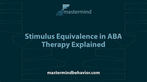 Stimulus Equivalence In Aba Therapy Explained