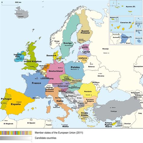 Introducción A Europa Para Viajeros Mapas Visados Y Albergues