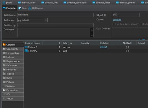 Tables And Fields Created In Database Do Not Reflect In App · Issue 17467 · Directusdirectus