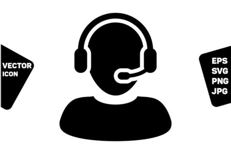 Assistant Icon Vector Service Avatar Graphic By Tuktuk Design