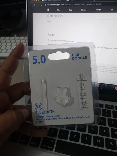 Usb External Bluetooth Dongle Not Working With Macbook Pro 13 Inch Early 2015 Ask Different