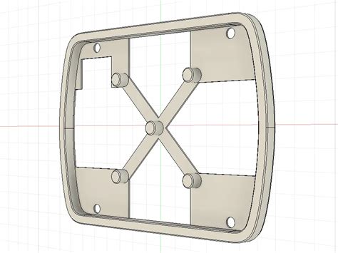 Spacer For Dsc Pk5500 Keypad By György Balássy Download Free Stl Model