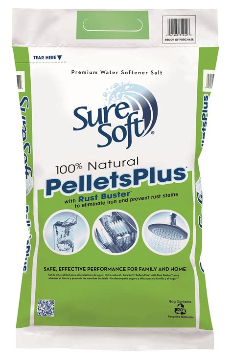 Pure Soft Rust Buster Remover Salt 40lbs Salt Delivery Iron Out Softener Salt