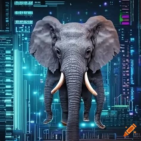 Powerful Elephant Symbolizing Edb Postgres With Ai Technology On Craiyon