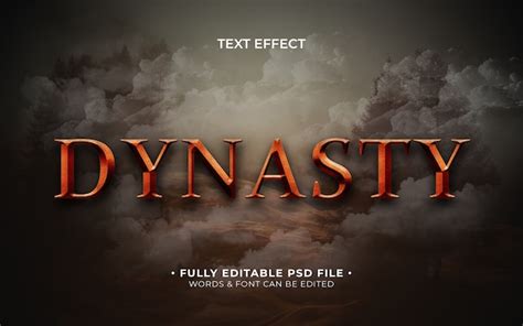 Premium Psd Carved Text Effect