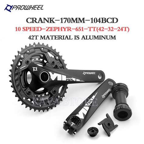 Prowheel Bicycle Mtb 10 11 Speed Crankset 170mm Wi Grandado