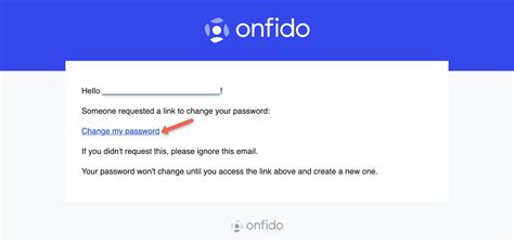 Dashboard Password Reset