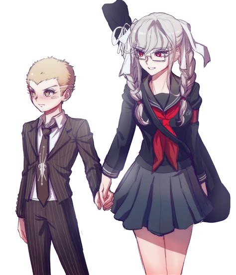 Pekoyama Peko And Kuzuryu Fuyuhiko Danganronpa And 1 More Drawn By Chottong Gyogeub Jjimging