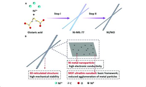 A Schematic Illustration Of The Synthesis Of Ni Nio Ultrathin Download Scientific Diagram