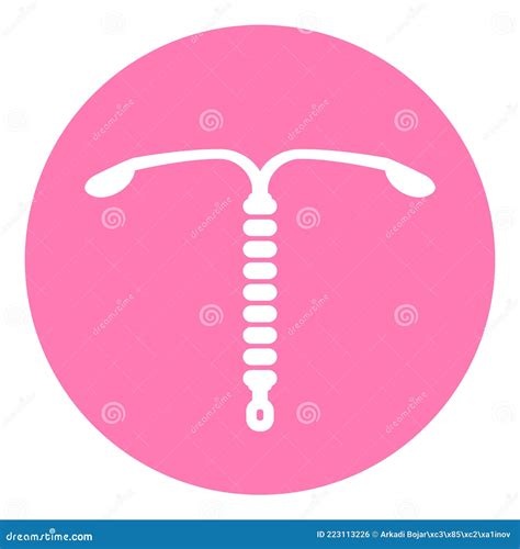 Intrauterine Contraceptive Device Iud Vector Icon