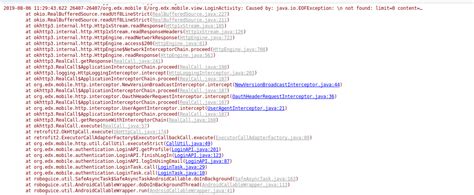 Ioexception Unexpected End Of Stream On Ok3address