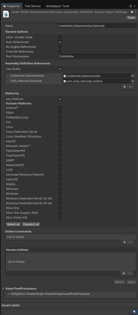 Assembly Definition Inspector Is Way Too Large And Other Suggestions For Improvements Unity