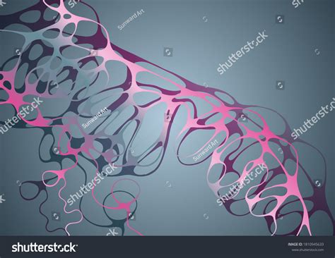 Abstract Molecular Structure Scientific Vector Background Stock Vector Royalty Free 1810945633