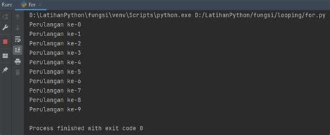 Tutorial Python 9 Perulangan Looping Di Python