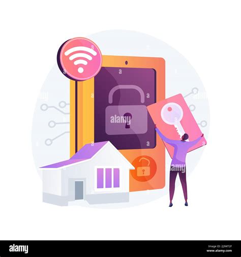 Access Control System Abstract Concept Vector Illustration Access Limitation System Biometric