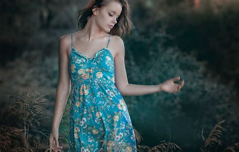 Обои лето девушка фон J A Roman на телефон и рабочий стол раздел девушки разрешение