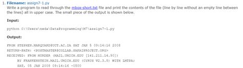 Solved 1 Filename Assign7 1py Write A Program To Read
