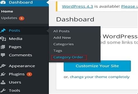 Arrange Category Sắp xếp danh mục trong Wordpress hiệu quả