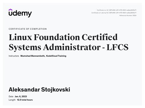 aleksandar stojkovski on linkedin udemy course completion certificate