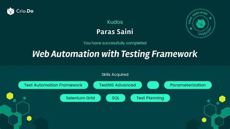 Criodo Careergrowth Learnbydoing Crioreview Paras Saini