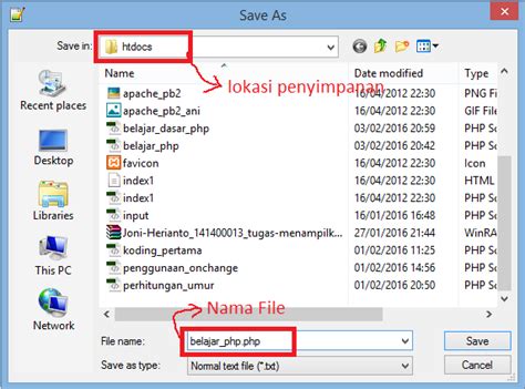Dasar Dasar Pemrograman PHP Bagian Mengkoding Dengan Notepad JONCODE
