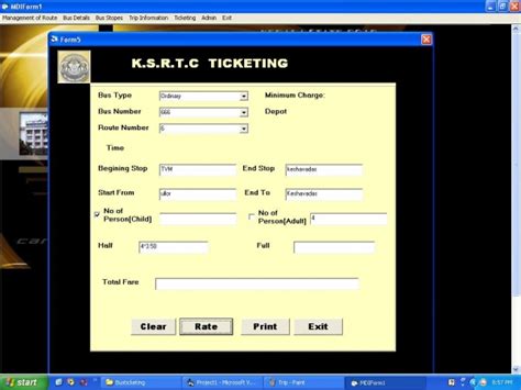 Bus Station Management System Project In Vb With Source Code And Report Download Kashipara