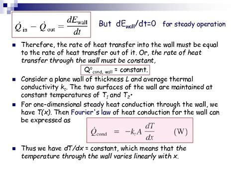 Steady Heat Conduction In Plane Walls Ch 3