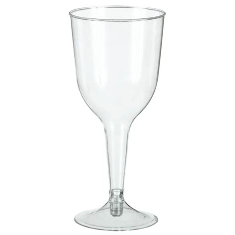 Clear Plastic Wine Glasses 10oz 20ct Cool Kat Party