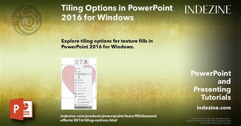 Tiling Options In Powerpoint 2016 For Windows