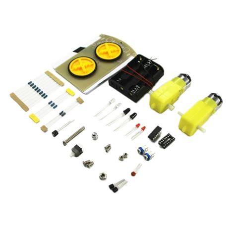 Diy Kit Intelligent Tracking Line Smart Car Kit Motor Electronic Smart Patrol