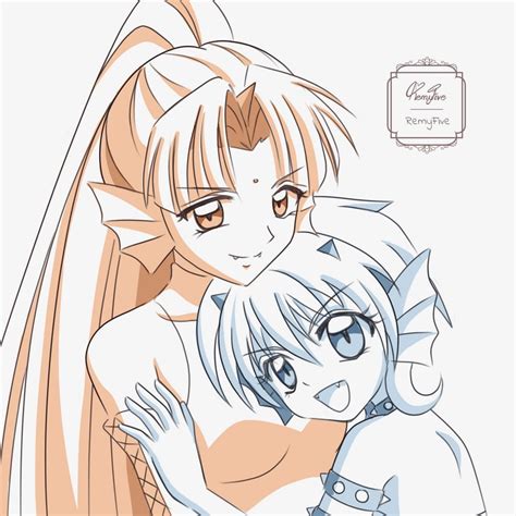 Mimi And Sheshe Mermaid Melody Pichi Pichi Pitch Drawn By Remyfive