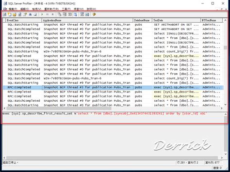 德瑞克：sql Server 學習筆記 Sql Server 複寫 ：產生「快照集snapshot」期間，不會產生「共用鎖定