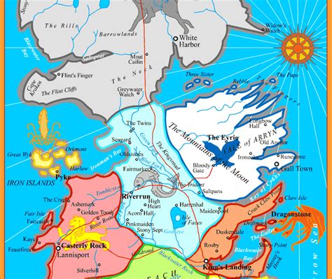 Printable Got Map