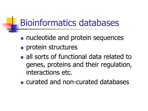 Ppt Virtual Bioinformatics Methods For Biological Data Analysis Powerpoint Presentation Id