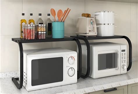 Kitchen Countertop Organizer Cabinet Shelf Large Space Racks Microwave
