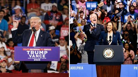 New National Poll Shows Where Harris Trump Stand The Woody Show