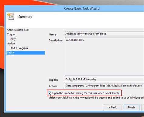 how to set windows to automatically wake up from sleep