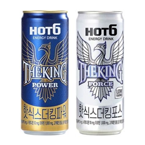에너지드링크 이온음료 핫식스 더킹 파워 355mlx12캔핫식스 더킹 포스 355mlx12 홈플러스 택배배송