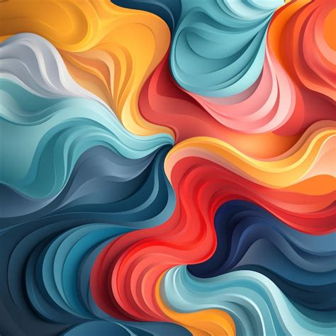 Premium Ai Image Abstract Background With Dynamic Effect Modern Pattern Vector Illustration