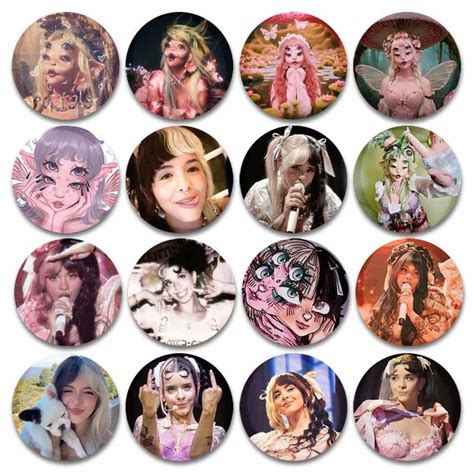 Popular Singer Melanie Martinez Pins Aesthetic Music Album Cover Enamel