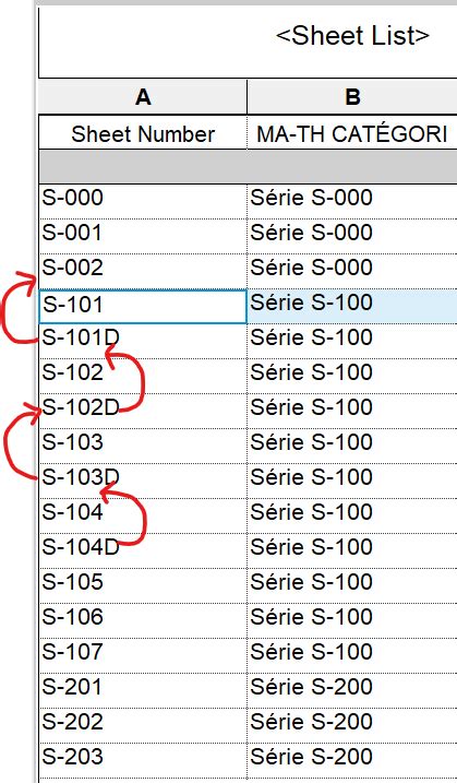 Solved Sheet List Sequence Autodesk Community