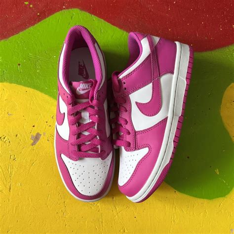 Nike Dunk Low Active Fuchsia Uk Depop