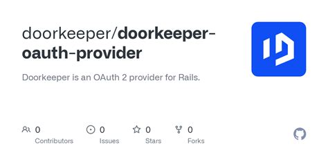 github doorkeeper doorkeeper oauth provider doorkeeper is an oauth 2 provider for rails