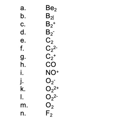 Solved Write The Orbital Diagram For Each Of The Species Chegg