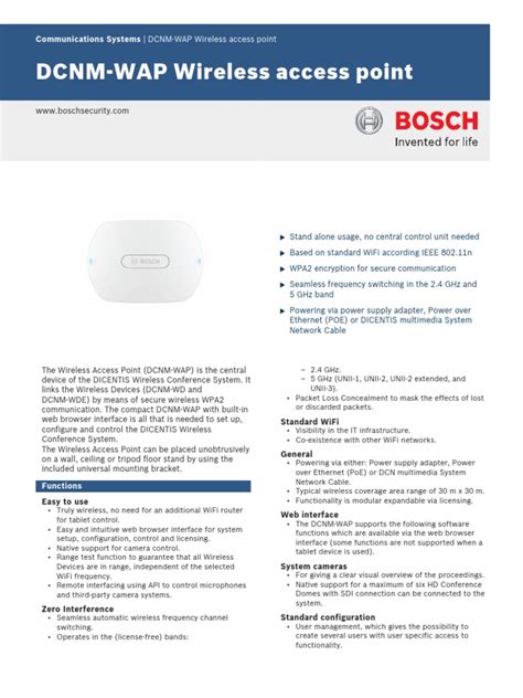 Dcnm Wap Ds Data Sheet Enus 18748334091 Pdf Wi Fi Computer Network